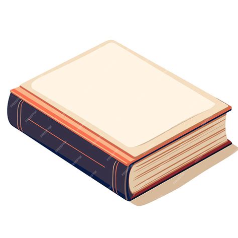 Flat Graphic Novel Book Illustration On White Background Premium Ai