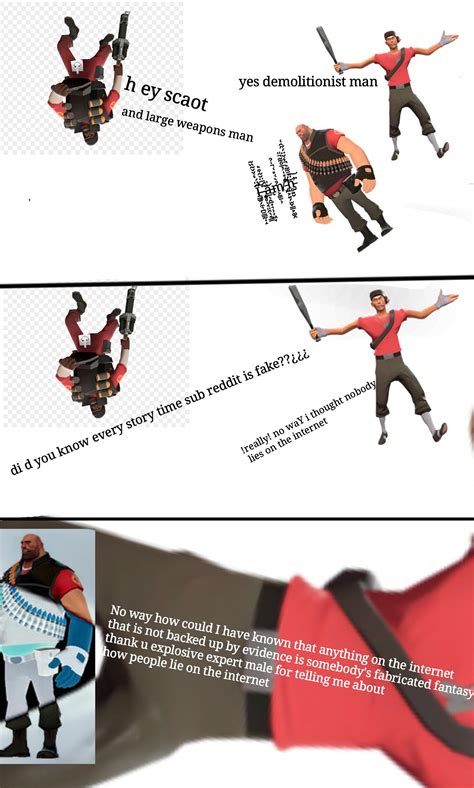 Demo Tells Scout The Truth R Okaybuddyfortress