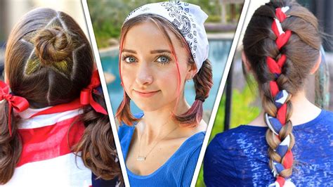 3 Easy Summer Hairstyles For The 4th Of July Cute Girls Hairstyles