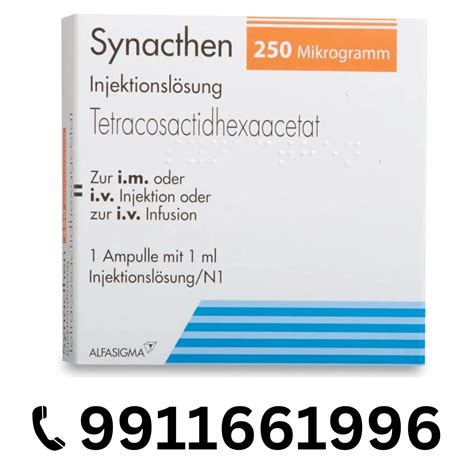 Syntropac Injection Synacthene 250mcg Injection At Best Price In Madurai