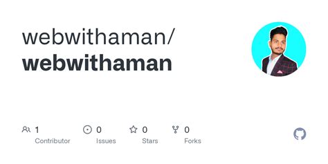 Github Webwithaman Webwithaman