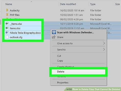 Ways To Delete Files That Cannot Be Deleted WikiHow