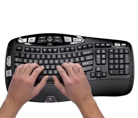 Teclado Mouse Logitech Mk550 Wave Usb Wireless Receiver 2 4ghz Wireless Ergonomic Design