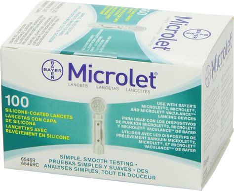 Bayer's Microlet Lancets Single Use 100 Lancets (Pack of 2)