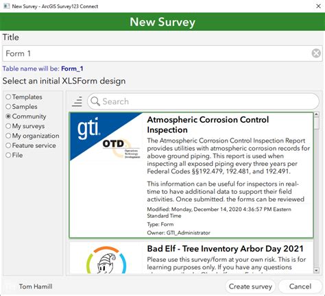 Updated Xlsform Templates For Survey123 Esri Community