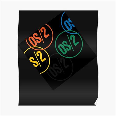 Ibm Os2 Logo Poster For Sale By Richaelgen Redbubble