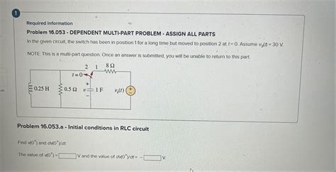 Solved Required Informationproblem 16053 ﻿dependent