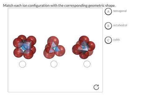 Solved Match Each Ion Configuration With The Corresponding Chegg Com