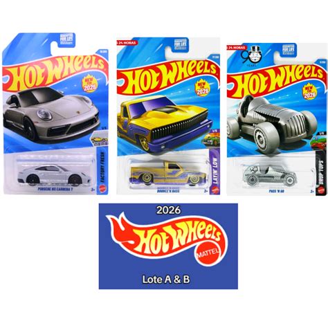Hot Wheels Básico Lotes 2026 Atualizado Toda Semana Novos Modelos
