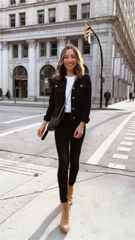 10 Outfits Con Chamarras De Mezclilla Negras Que Debes Intentar Looks