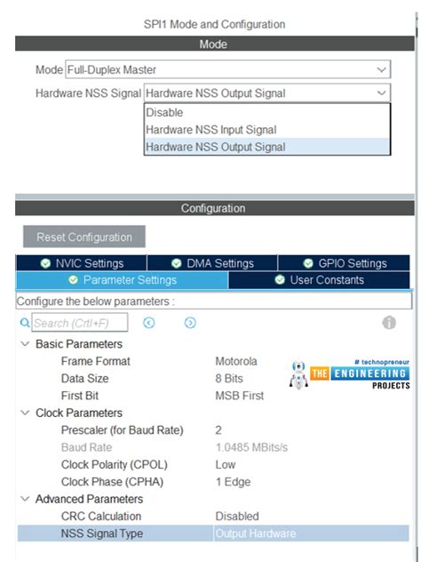 STM SPI Communication The Engineering Projects