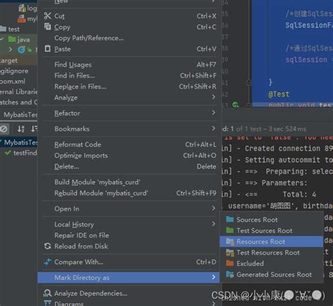 使用mybatis 实现简单的增删改查 Csdn博客