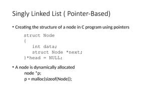 Data structure and algorithm list structures | PPT