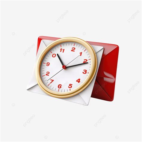Object Element Ui E Mail Delivery Time 3d Illustration Delivery Email