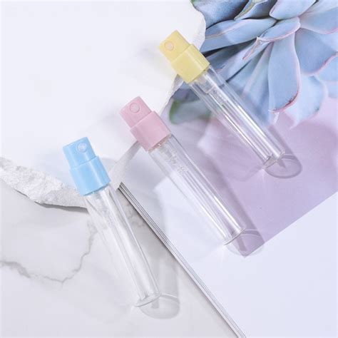 Mini Perfume Sample Bottle Matched With Snap On Sprayers