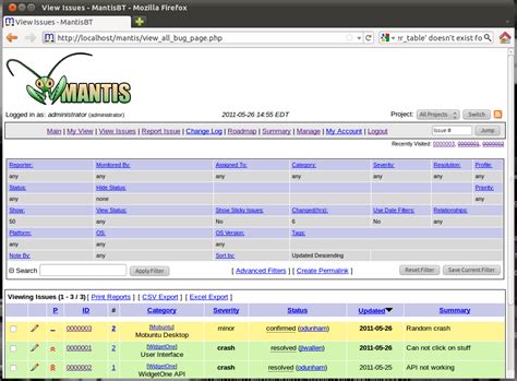 Weekend Project Manage Bugs With Mantis Linux