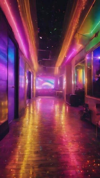 Premium Photo Party Lights Effect Overlay Aesthetic Blurred Rainbow