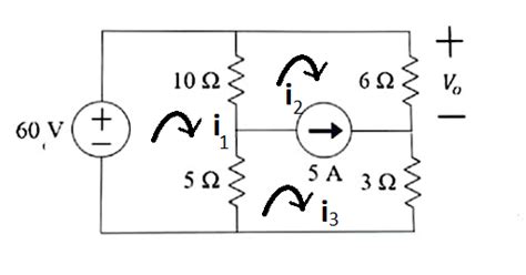 Answered 3 For The Given Circuit Determine V Using Mesh Analysis