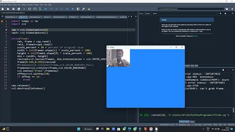 drishan gupta on linkedin some filters in opencv integrated with video