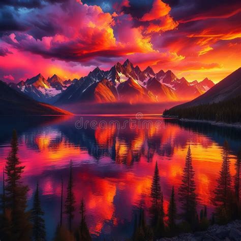 Bitterroot Range Stock Illustrations 2 Bitterroot Range Stock