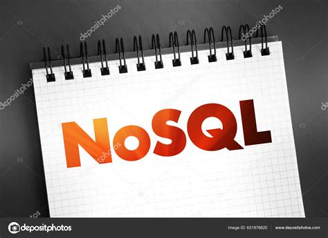 Nosql Database Provides Mechanism Storage Retrieval Data Modeled Means Other Stock Photo By