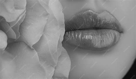 Premium Photo Sexy Plump Lips Closeup Female Mouth Perfect Natural