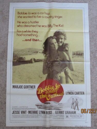 Bobbie Jo And The Outlaw Original Tri Fold Movie Poster 27x41 Lynda