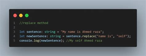 Ahmed Raza On Linkedin Typescript Replacemethod Codingskills