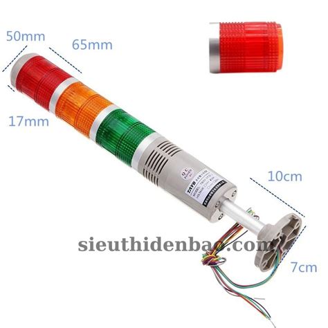 Đèn Tháp 3 Tầng Có Còi Đèn Tháp 3 Tầng đèn Tháp 3 Màu