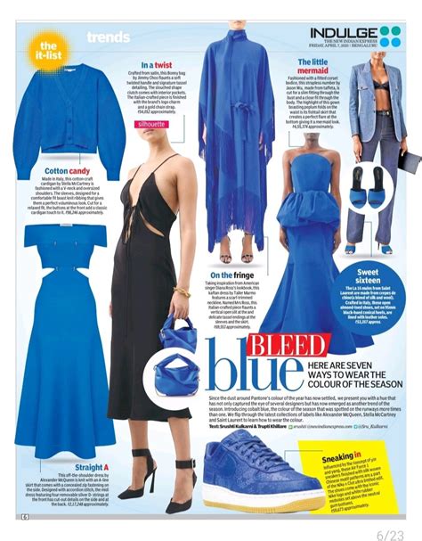 Srushti Kulkarni On Linkedin Designers Trends Fashion Blue Newseason