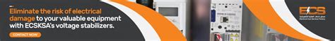 How Voltage Stabilizers Ensure Equipment Safety And Reliability ECSKSA