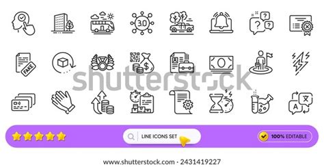 Reject Certificate Lightning Bolt Chemistry Lab Stock Vector Royalty Free 2431419227