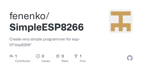 Github Fenenko Simpleesp Create Very Simple Programmer For Esp Esp