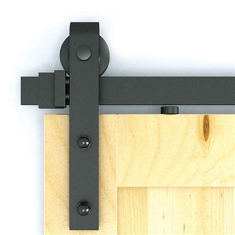 2 0m Black Sliding Barn Door Hardware Track System Australia