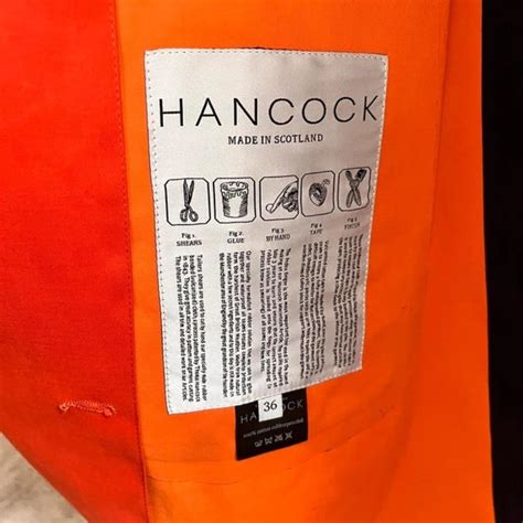Hancock Of Scotland Vulcanised Rubber Raincoat In Depop