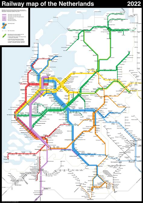 Netherlands Train Map 2022 Rail Map Netherlands