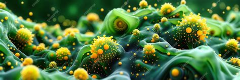 Microscopic View Of A Virus Illustrating The Complexity Of Diseases And Medical Research In A