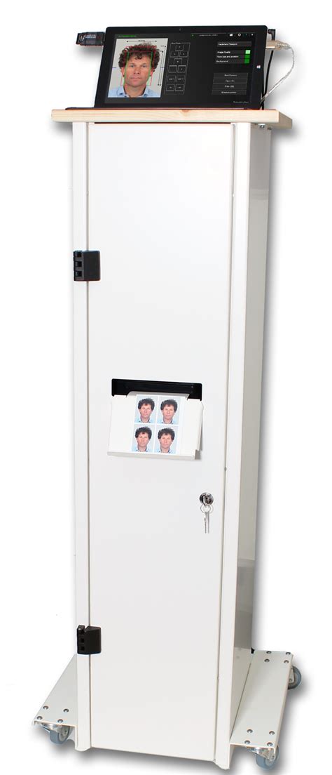 Id Station Biometric Passport Photos Fastid Pedestal