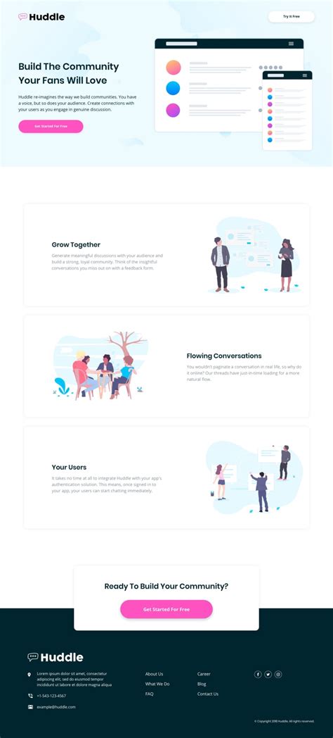 Frontend Mentor Responsive Landing Page Using Html Css And Relative