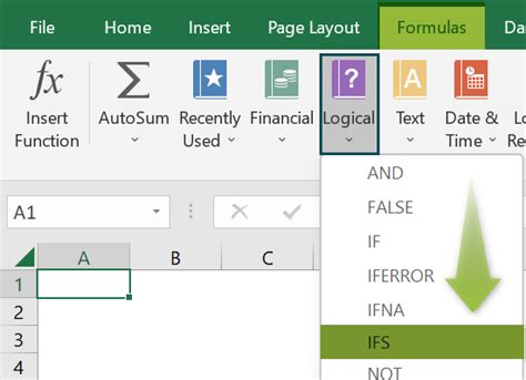 Ifs Excel Function Formula Example How To Use