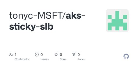 Github Tonyc Msft Aks Sticky Slb