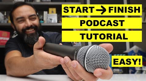 How To Start A Podcast Beginner Podcasting Tutorial Youtube