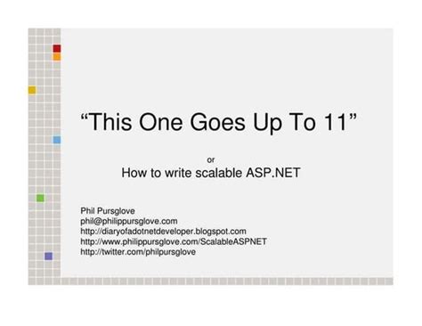 asp scalability ddd7 ppt