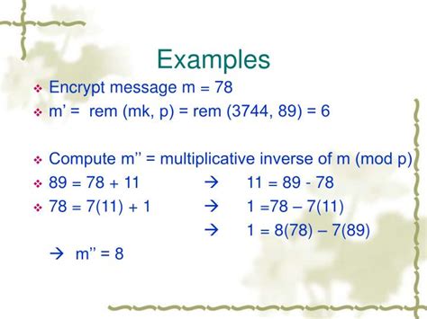 Ppt Modular Arithmetic And Cryptography Powerpoint Presentation Id