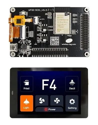 Placa De Desarrollo Esp32 Wt32 Sc01 Con Pantalla Lcd Multitá Meses