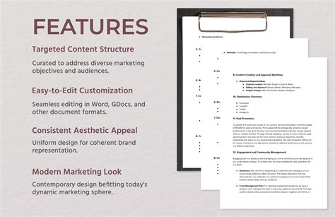 Social Media Marketing Content Strategy Outline Template In Word Pdf
