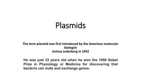 Plasmid Ppt