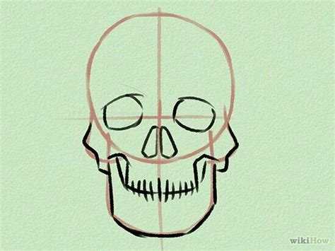 Skull Tutorial Skull Art Drawings Easy Drawings