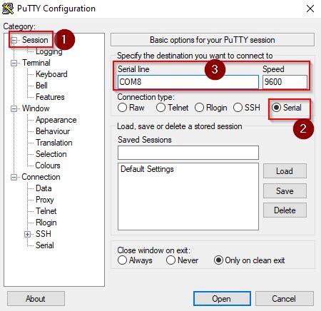 Windows Connect To Serial Port Using PuTTY Stack Overflow