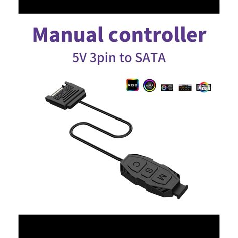 5Volt 3 Pin Argb Fan Controller Shopee Philippines